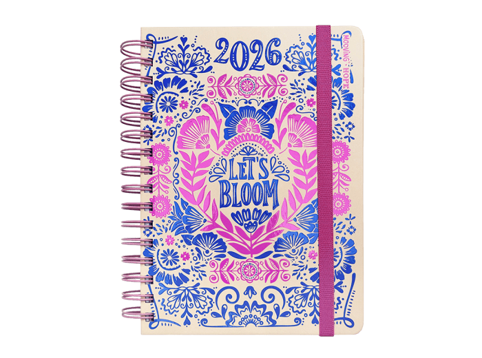Agenda Hope Mooving día por página con espiral