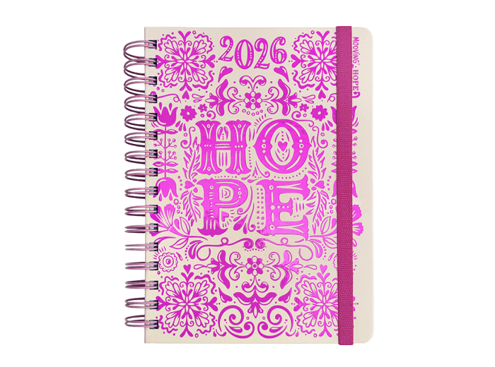 Agenda Hope Mooving día por página con espiral