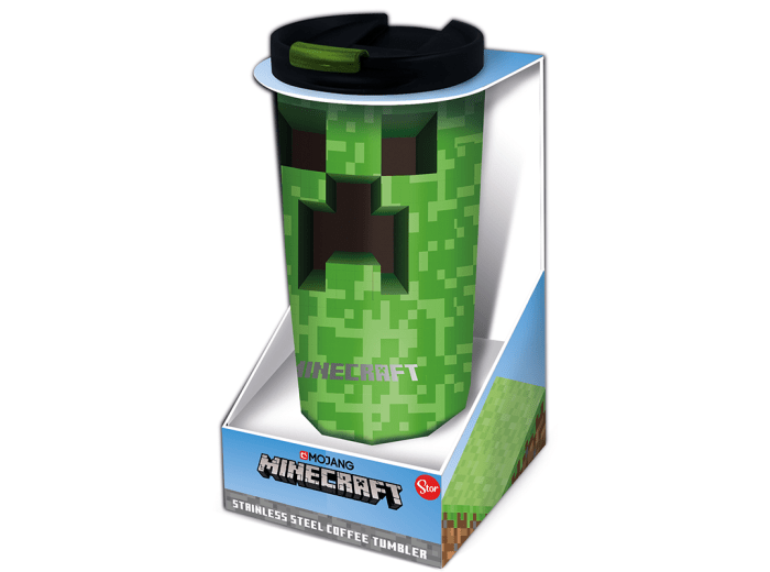 Vaso térmico de acero inoxidable Minecraft 425 ml