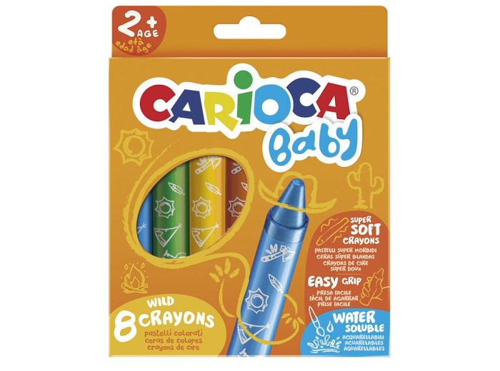 Crayones Carioca Baby 8 colores